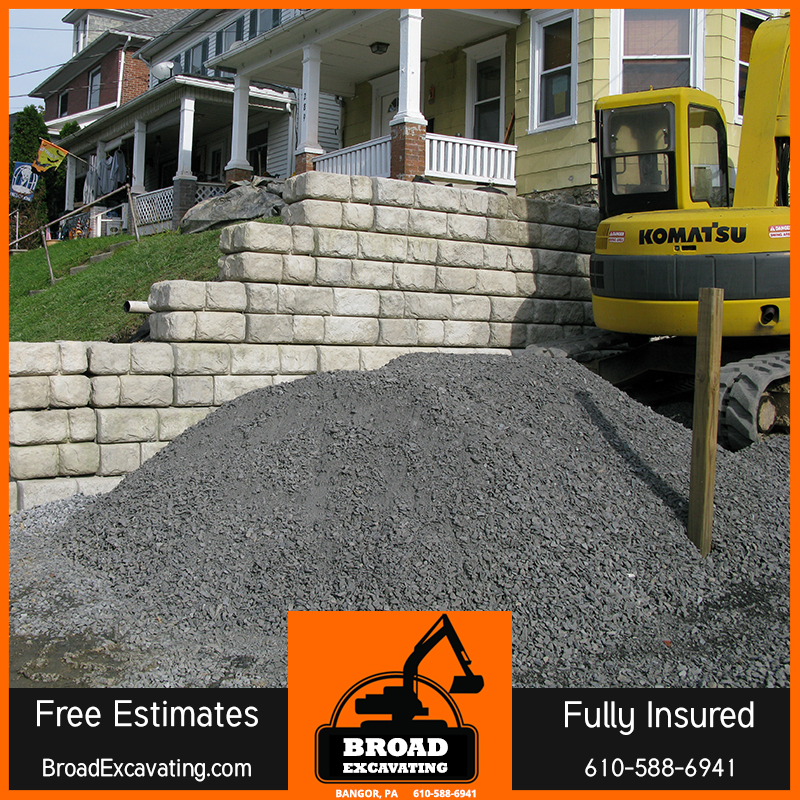 Retaining wall ideas - Broad Excavating